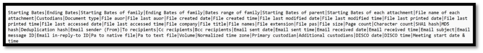 How to Read a Load File - EDRM