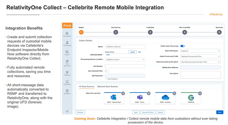 Modern Remote Mobile Collection: A Deep Dive into the Cellebrite-RelativityOne Integration - EDRM
